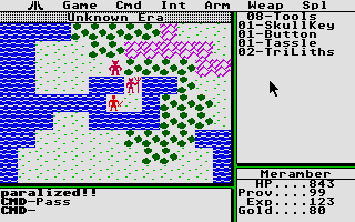 Ultima II (1985)(Origin)[GEM Interface by Robert Eric Reitman] - ROMs ...